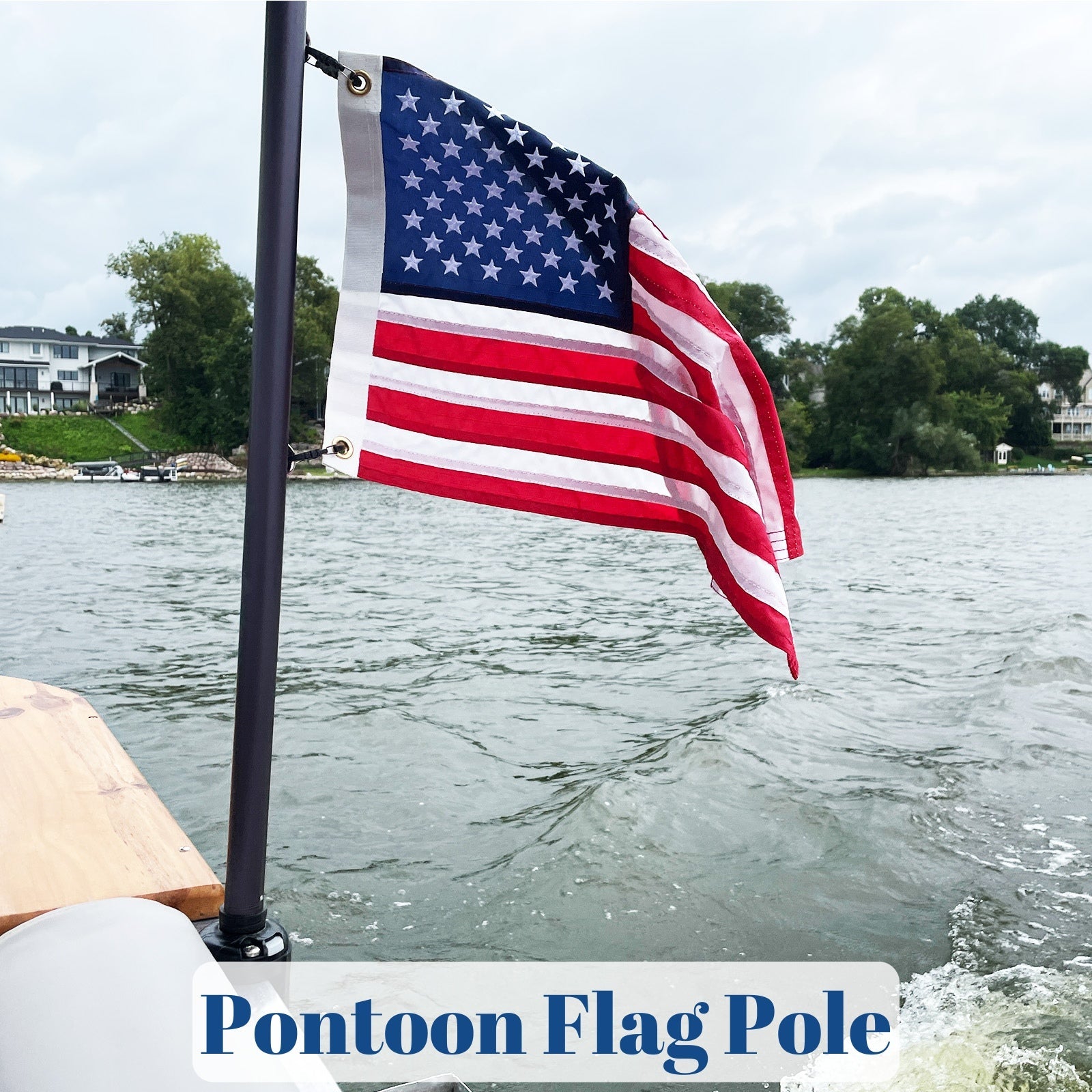 SandBar® Pontoon Flag Pole Bundle | Captain Bob Designs – Captain Bob ...