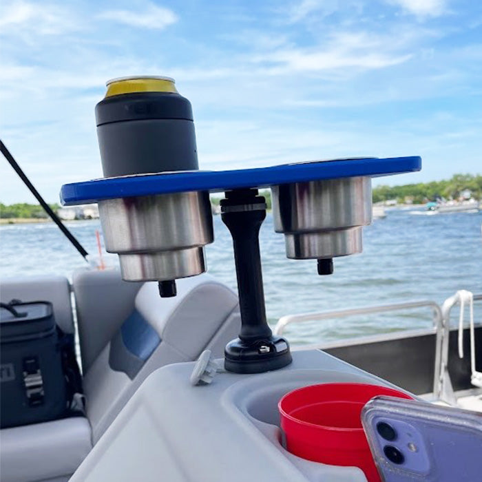 Boat & Pontoon Drink Holder mounting system - Captain Bob Designs ...